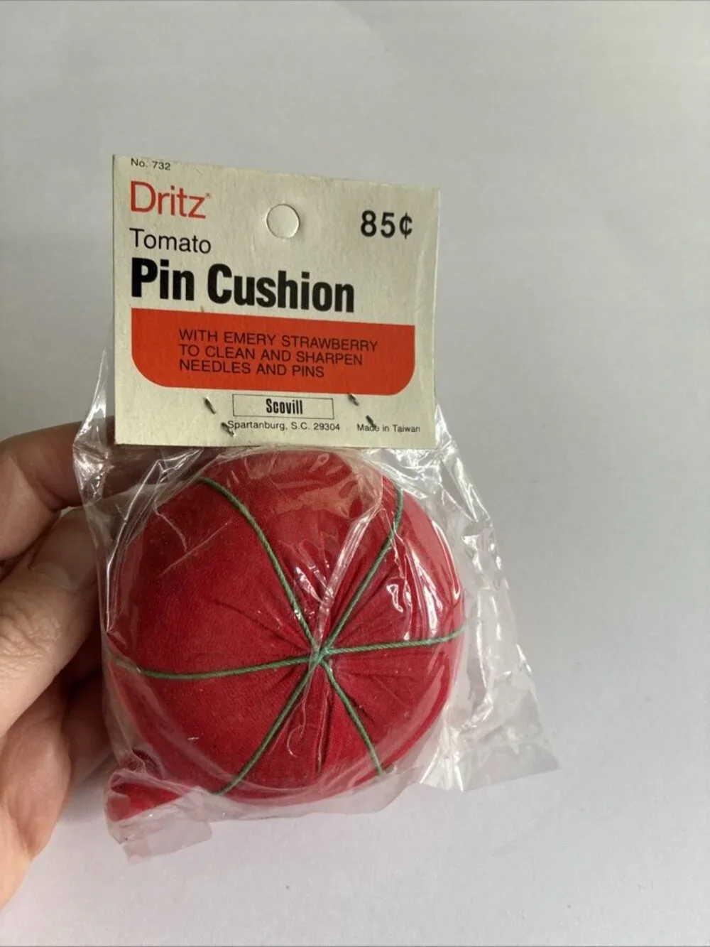 Dritz | Office | Vintage Dritz Tomato Pin Cushion Emery Strawberry No ...